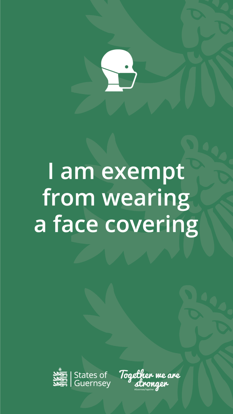 Face Covering / Mask Exemptions — Guernsey Disability Alliance